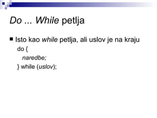 C++ za 90 minuta | PPT