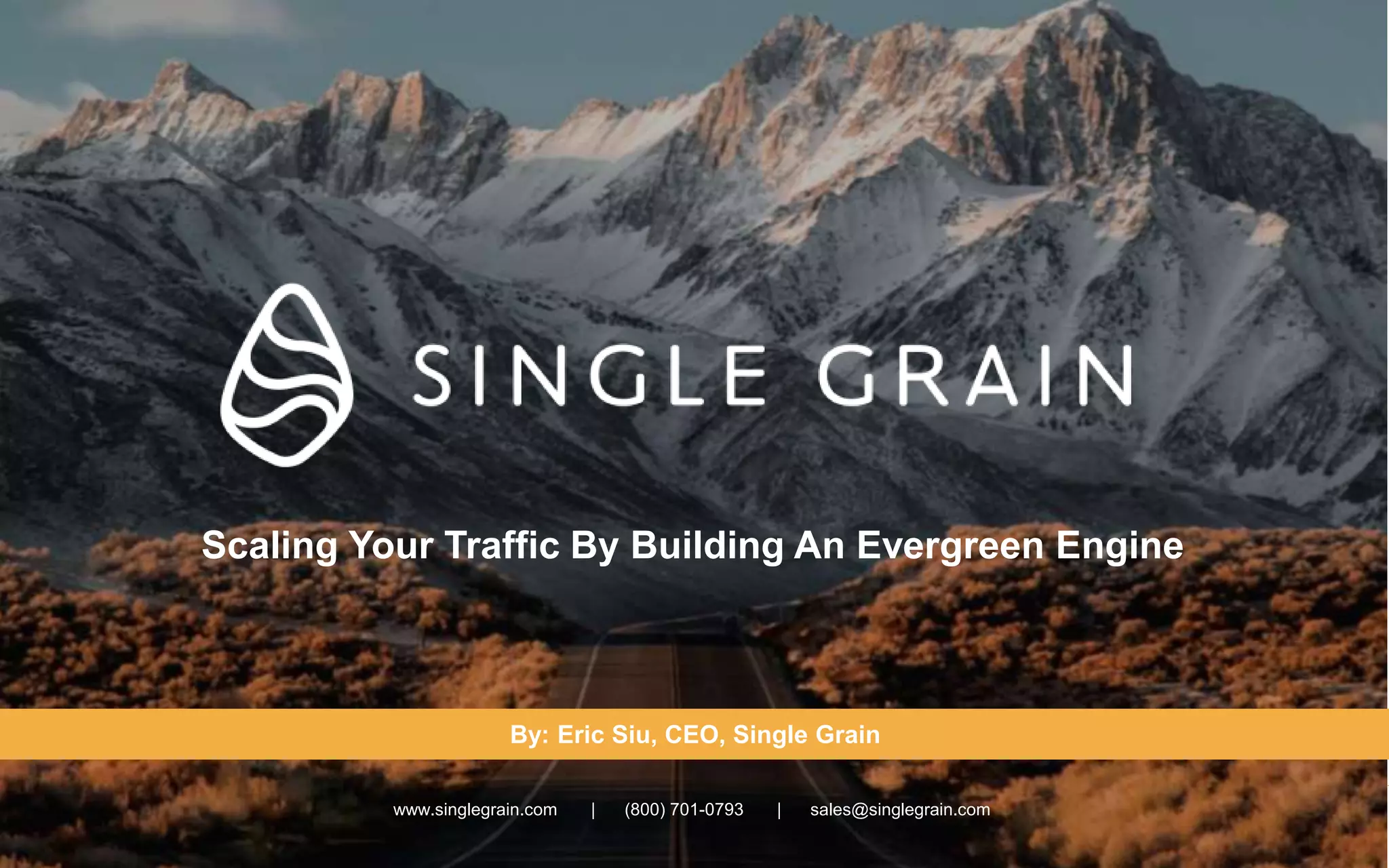 Eric Siu. Evergreen Traffic Machine. How To Build An Indestructible ...