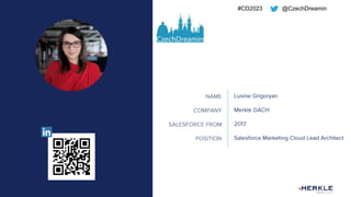 Marketing Data Enablement Strategies with Data Cloud, Lusine Grigoryan | PPT