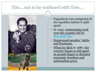 Czechoslovakia and yugoslavia | PPT