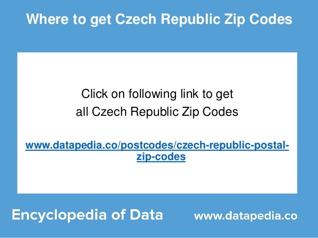 Datapedia Czech Postal Codes Lookup