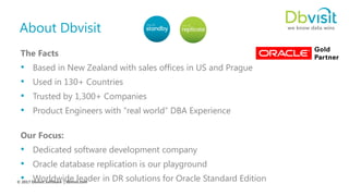 Using Dbvisit STANDBY as DR solution for Oracle ODA machines | PDF