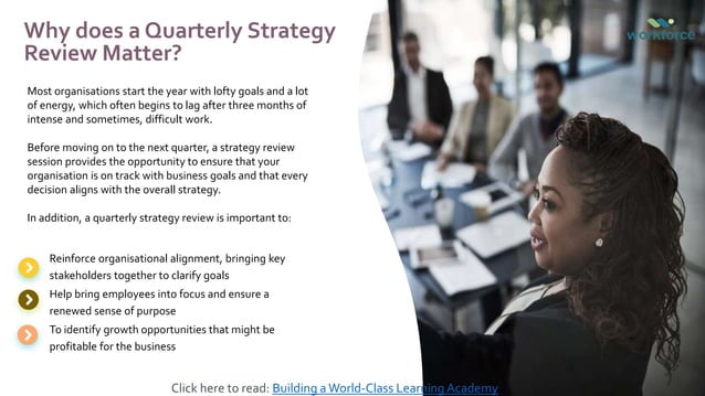 Cracking the Quarterly Strategy Review Code | PPT