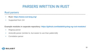 Scaling Your Logging Infrastructure With Syslog-NG | PPT