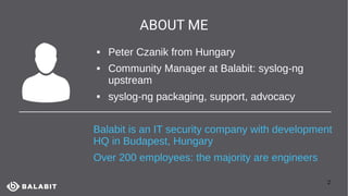 Scaling Your Logging Infrastructure With Syslog-NG | PPT