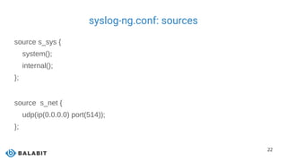 Scaling Your Logging Infrastructure With Syslog-NG | PPT