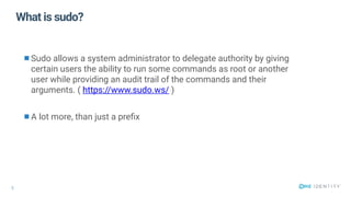 What you most likely did not know about sudo… | PPT