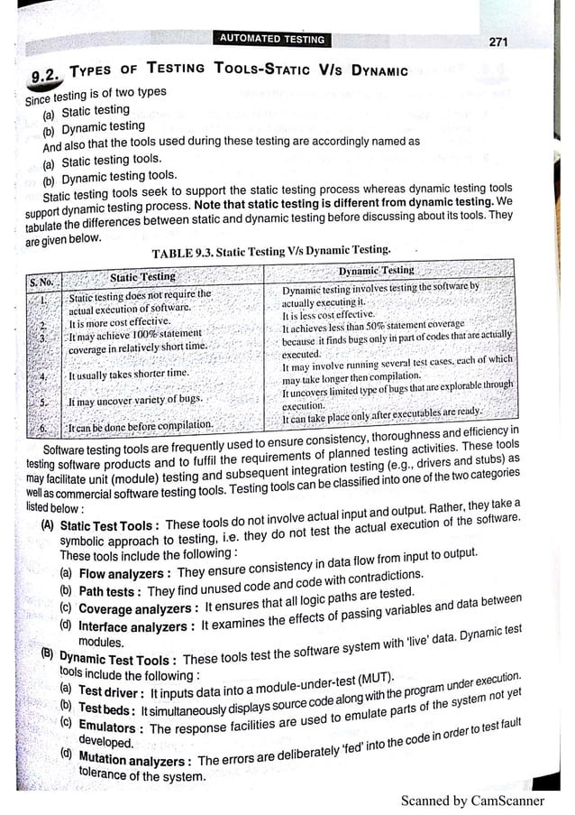 UNIT 4 Software Testing Notes (Topic Wise) | PDF | Computing ...