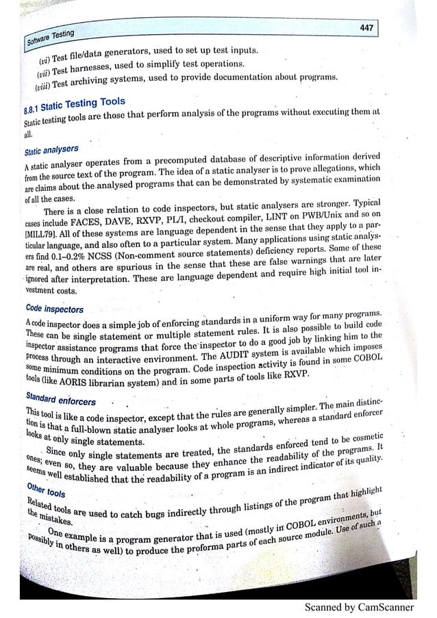 UNIT 4 Software Testing Notes (Topic Wise) | PDF | Computing ...