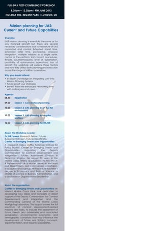 SMi Group's 5th annual Air Mission Planning conference | PDF