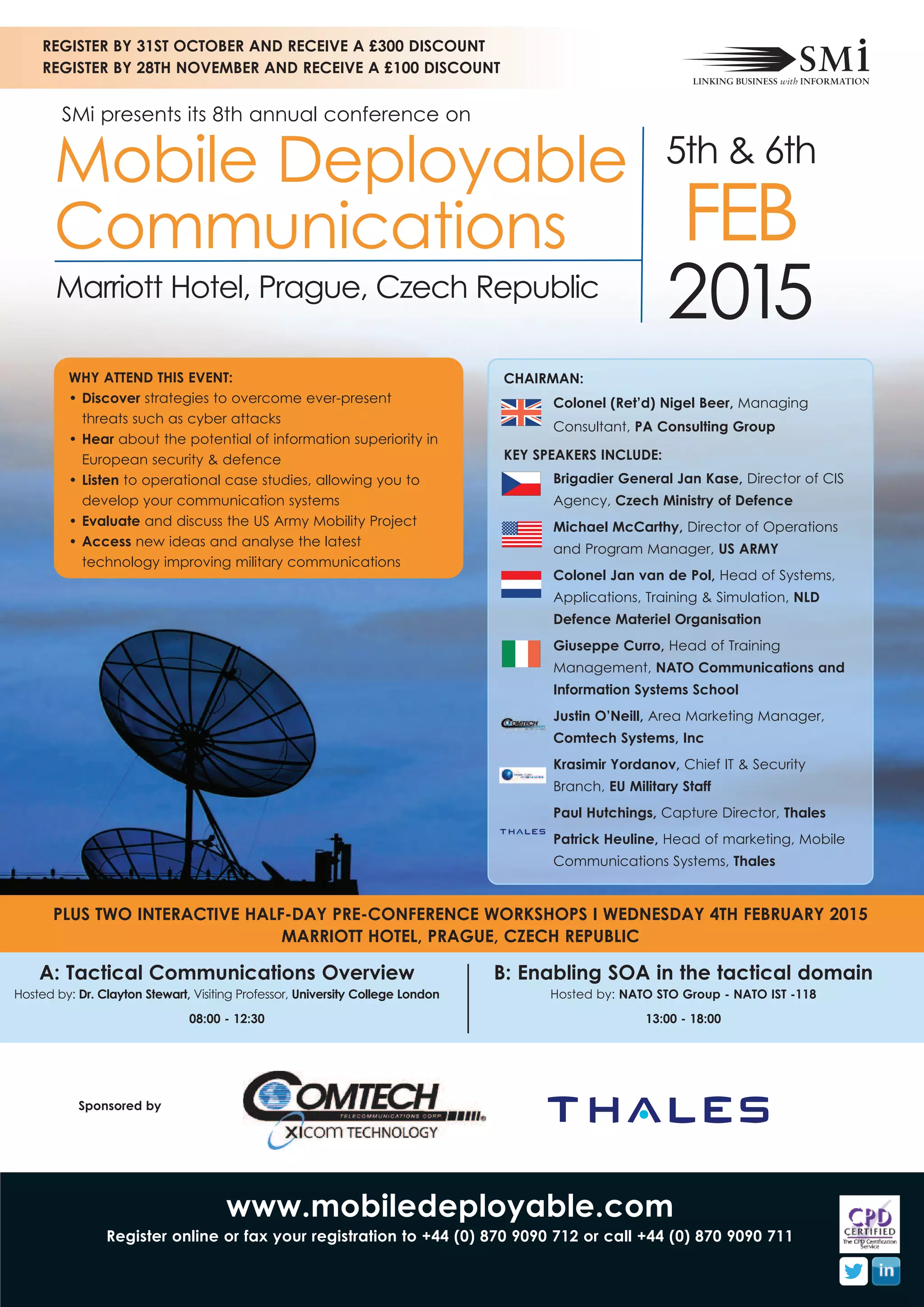 SMi Group's 8th annual Mobile Deployable Communications Conference 2015 ...