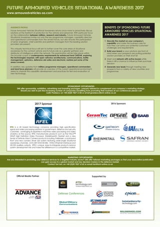 SMi Group's 2nd annual Future Armoured Vehicles Situational Awareness ...