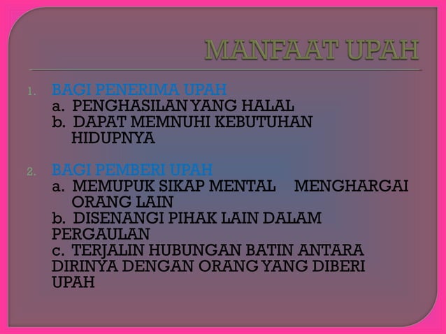upah | PPT