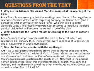 Julius Caesar - PPT | PPTX