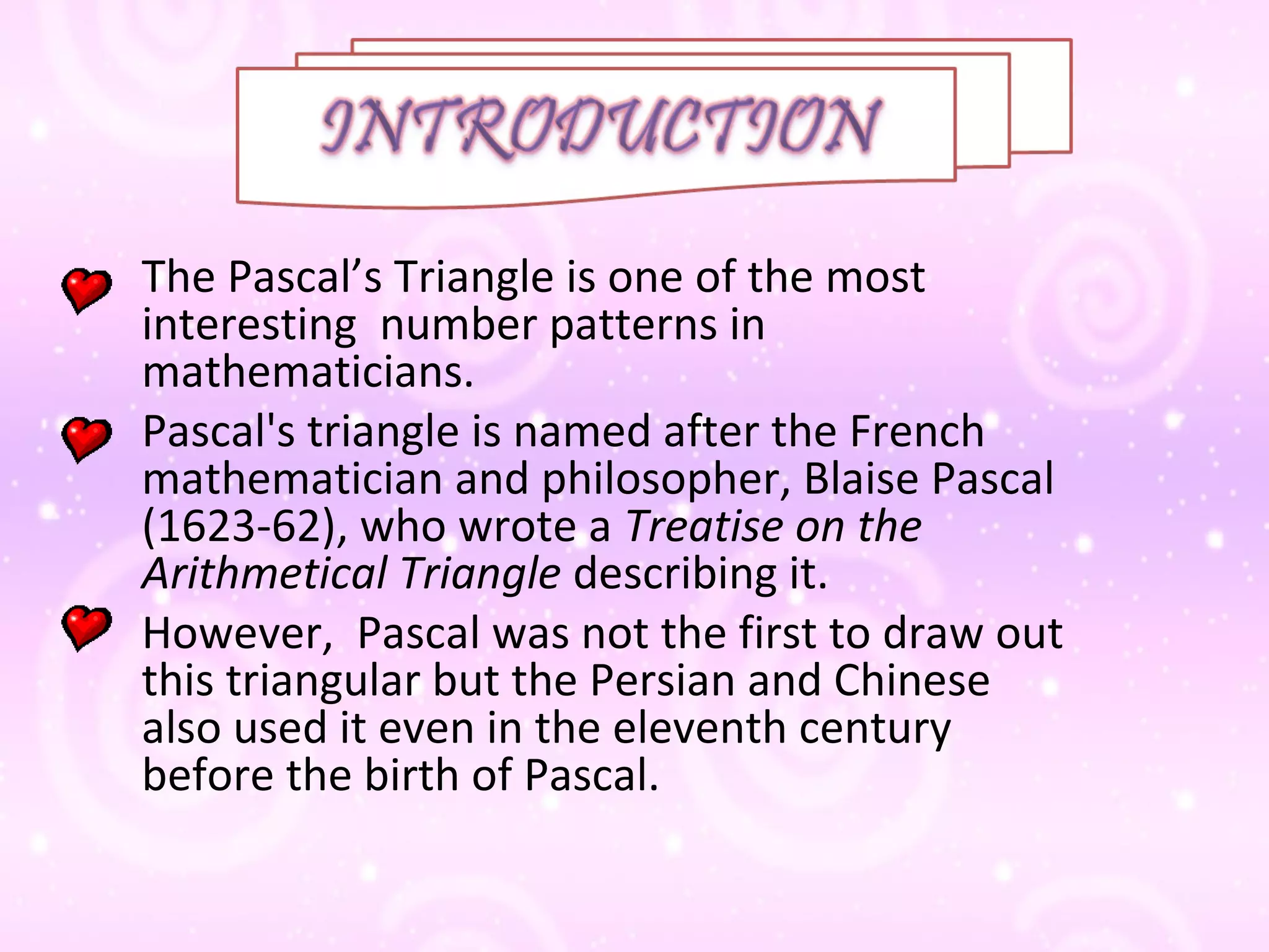 Pascal Triangle | PPT