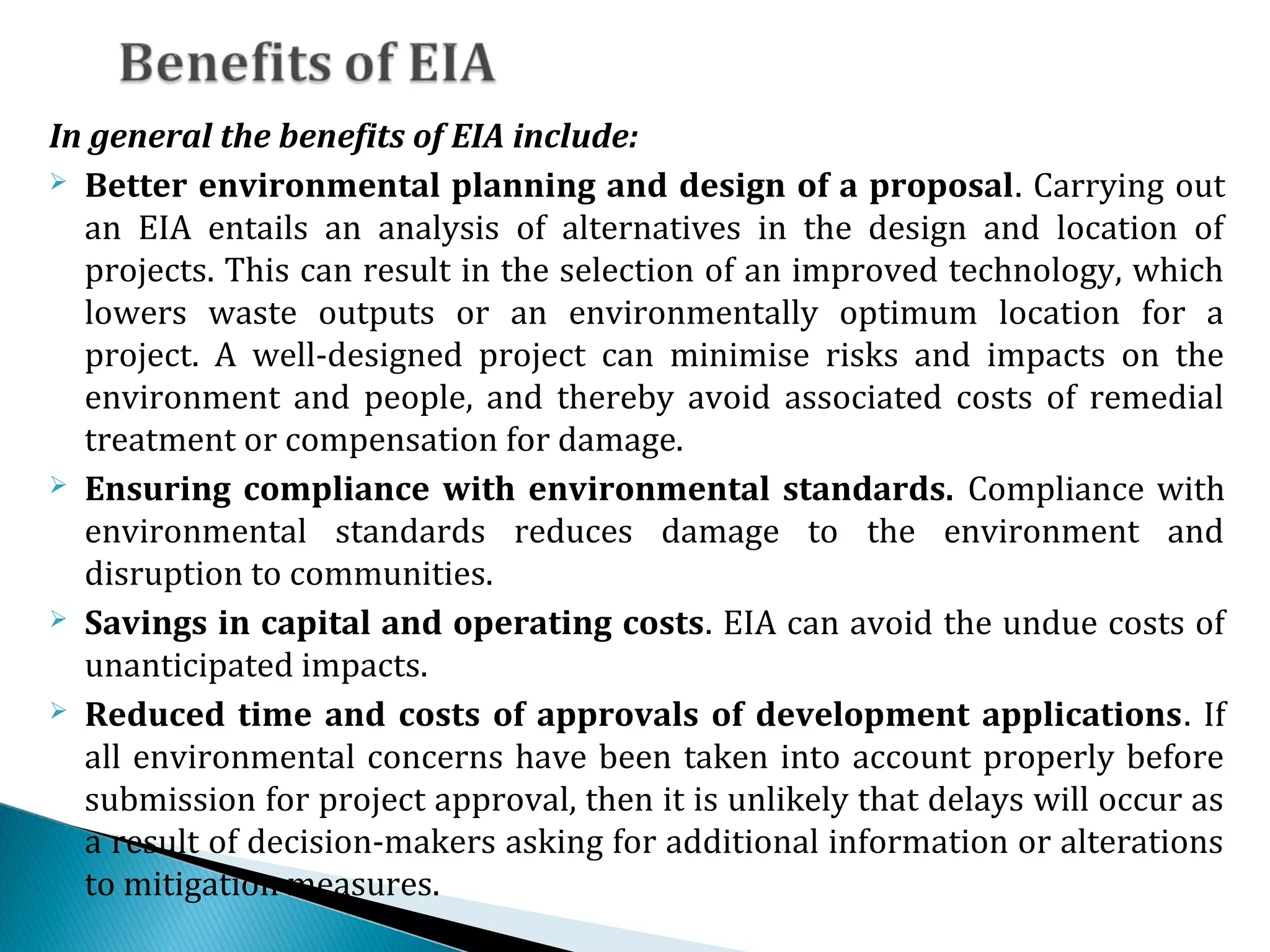 Environmental Impact Assessment for the marine environment | PPT