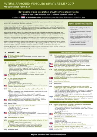 SMi Group's 3rd annual Future Armoured Vehicles Survivability (FAVS ...