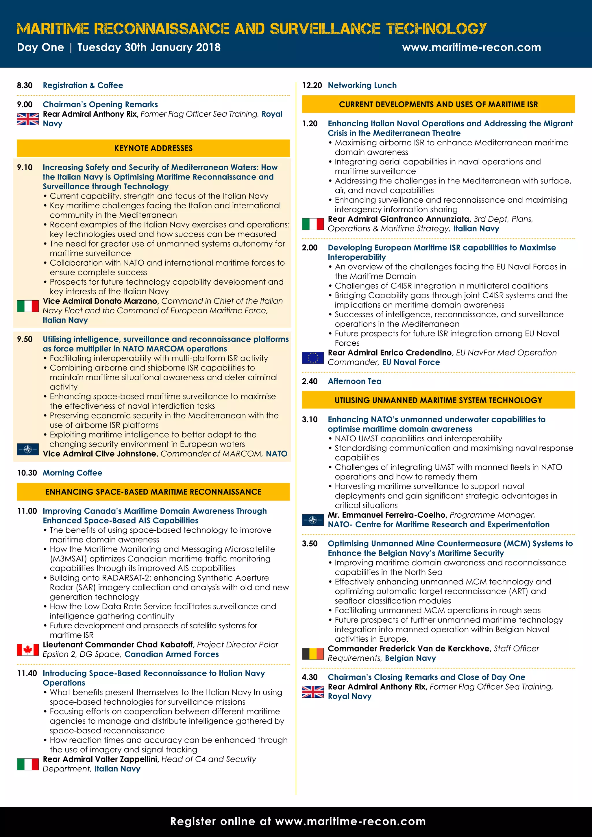 SMi Group's 3rd annual Maritime Reconnaissance and Surveillance ...