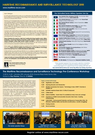 SMi Group's 3rd annual Maritime Reconnaissance and Surveillance ...