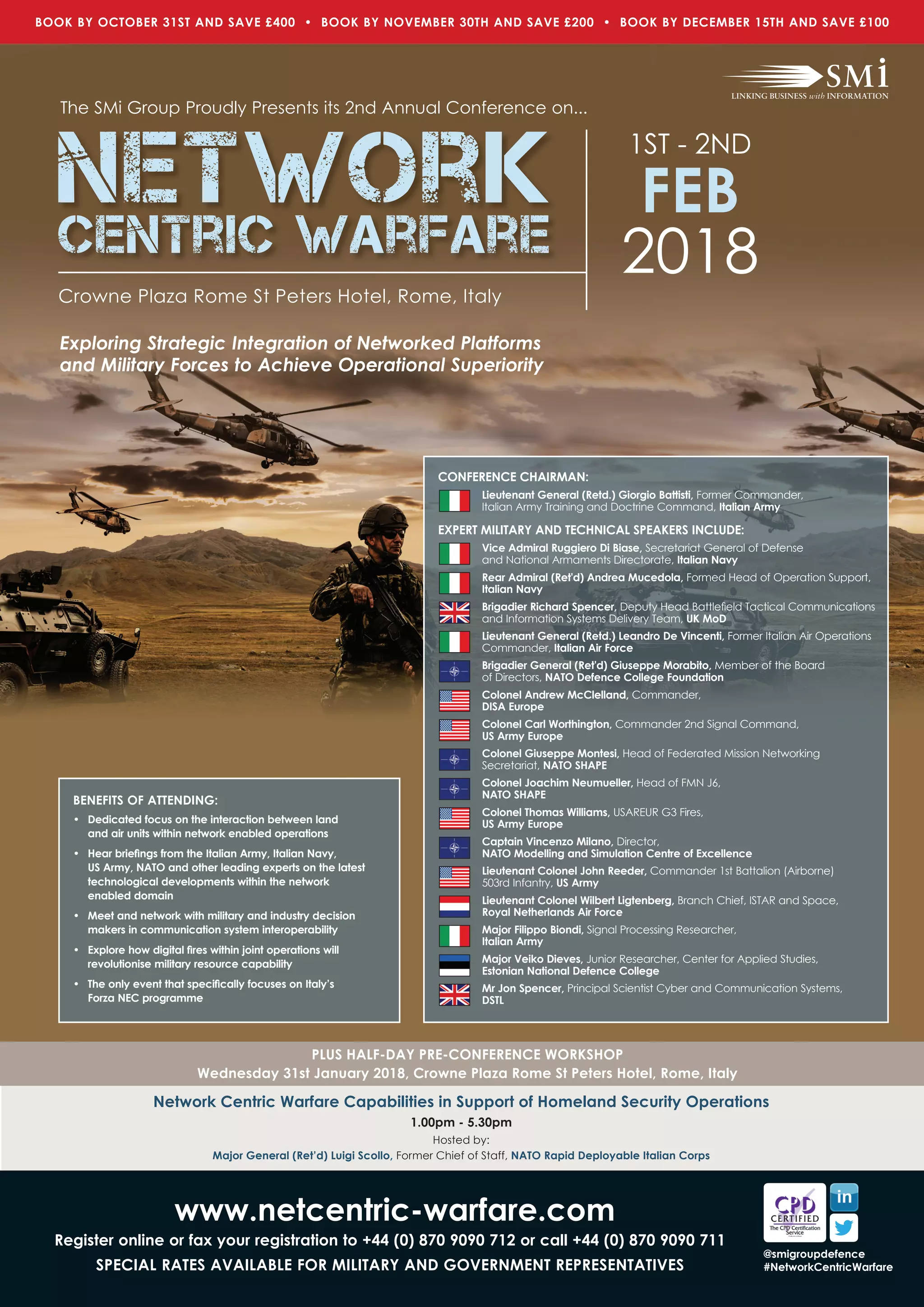 SMi Group's Network Centric Warfare 2018 conference | PDF | Computer Networking | Computing