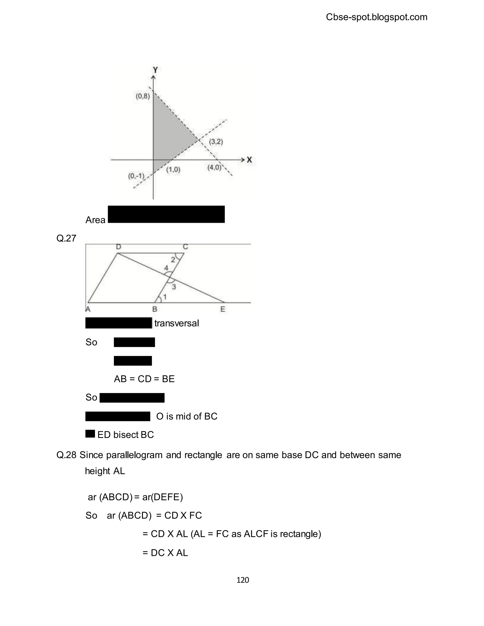 maths sample paper class 9 SA2 | DOCX