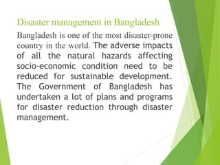 Disaster management for developing countries | PPTX