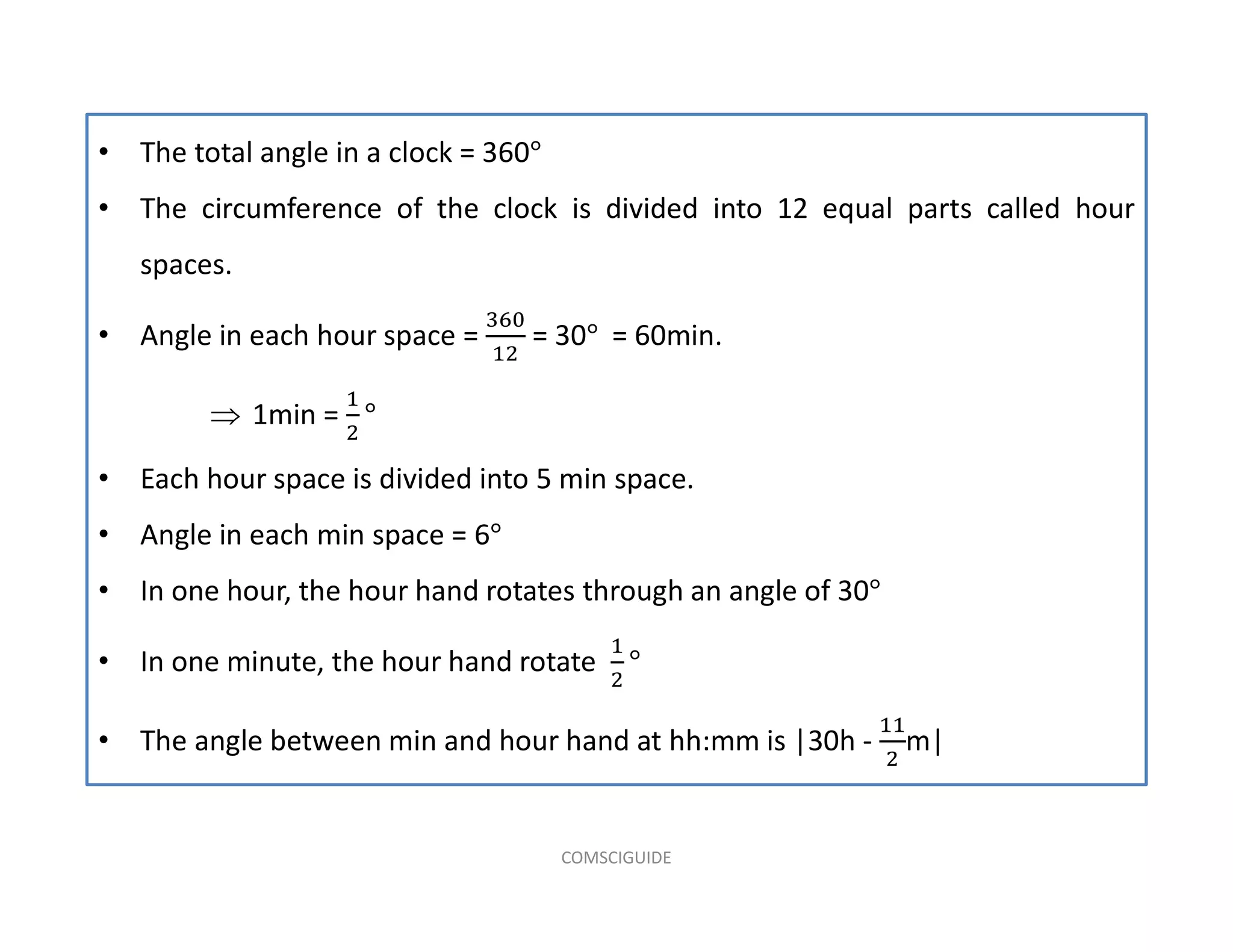 Aptitude Training - CLOCKS | PDF
