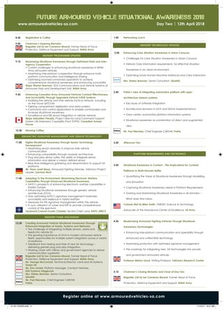 SMi Group's Future Armoured Vehicles Situational Awareness 2018 ...
