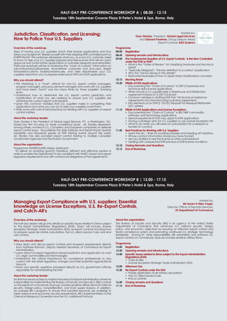 SMi Group's Defence Exports 2018 conference | PDF