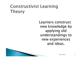 Constructivism and Enhancing Professional Competency | PPT
