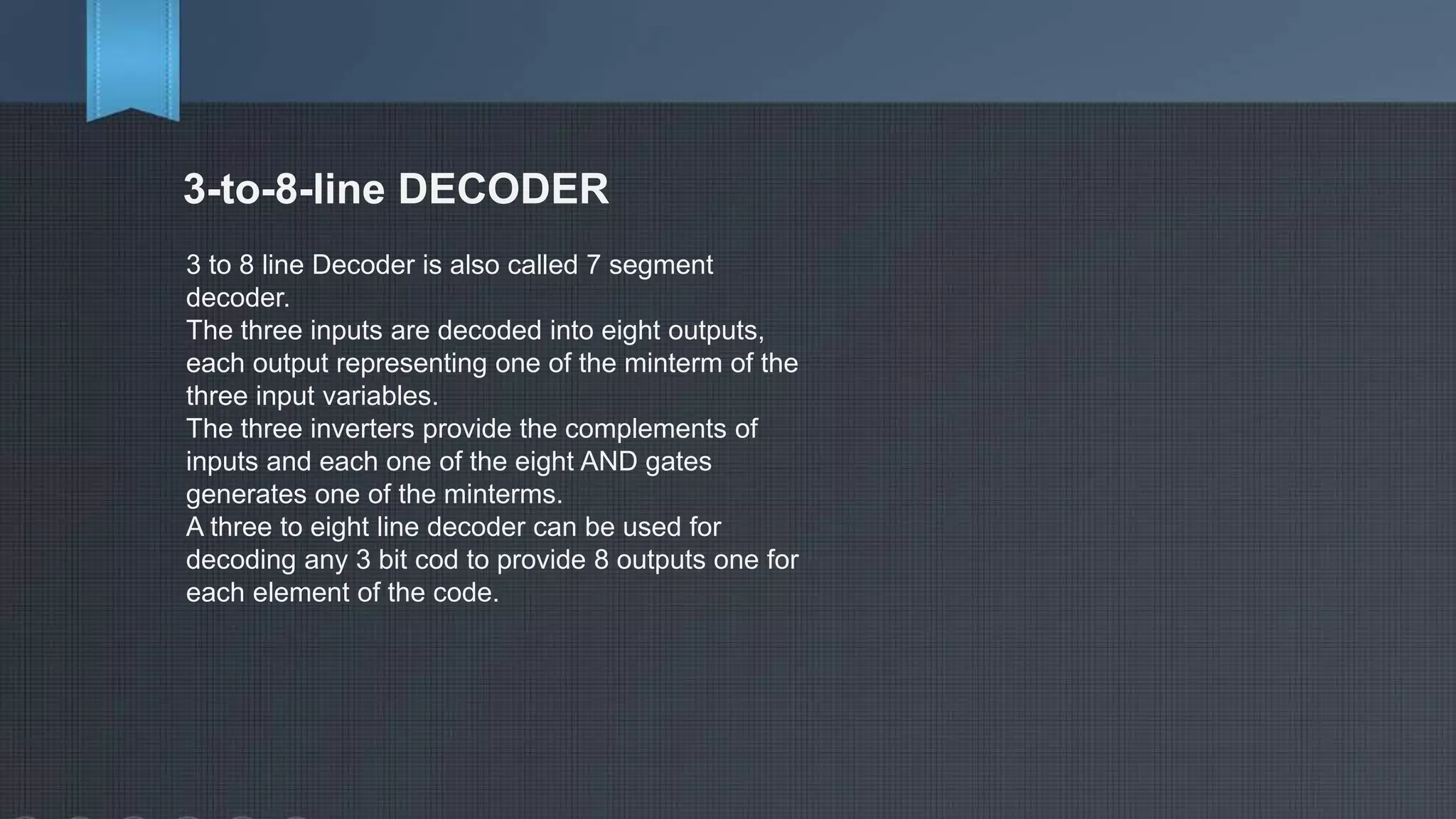 MAGNITUDE COMPARATOR & DECODER | PPT
