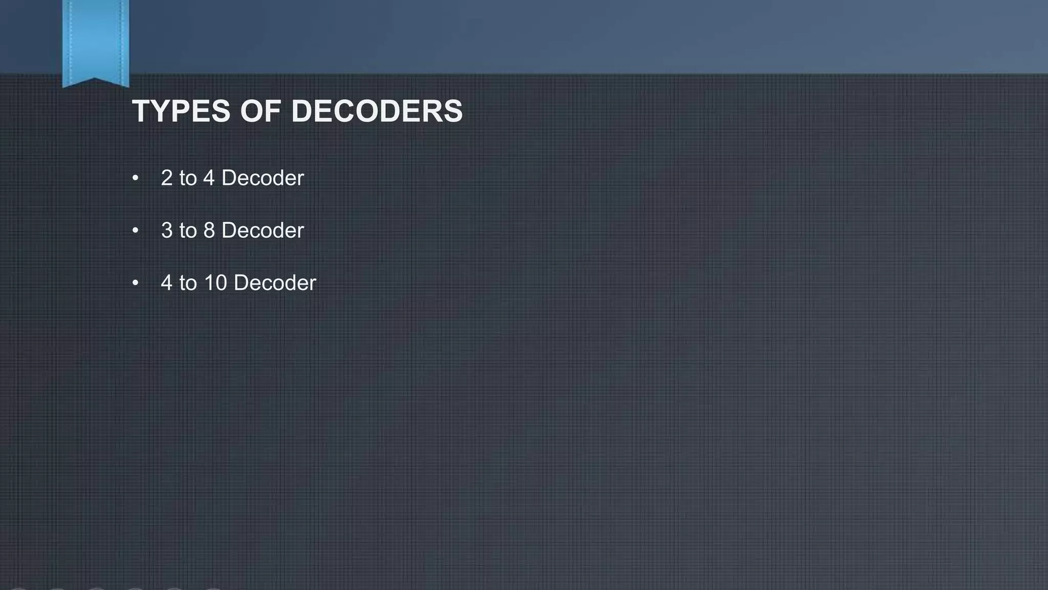 MAGNITUDE COMPARATOR & DECODER | PPT