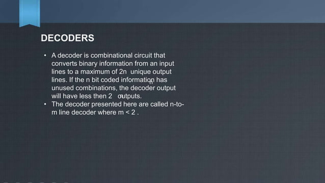 MAGNITUDE COMPARATOR & DECODER | PPT