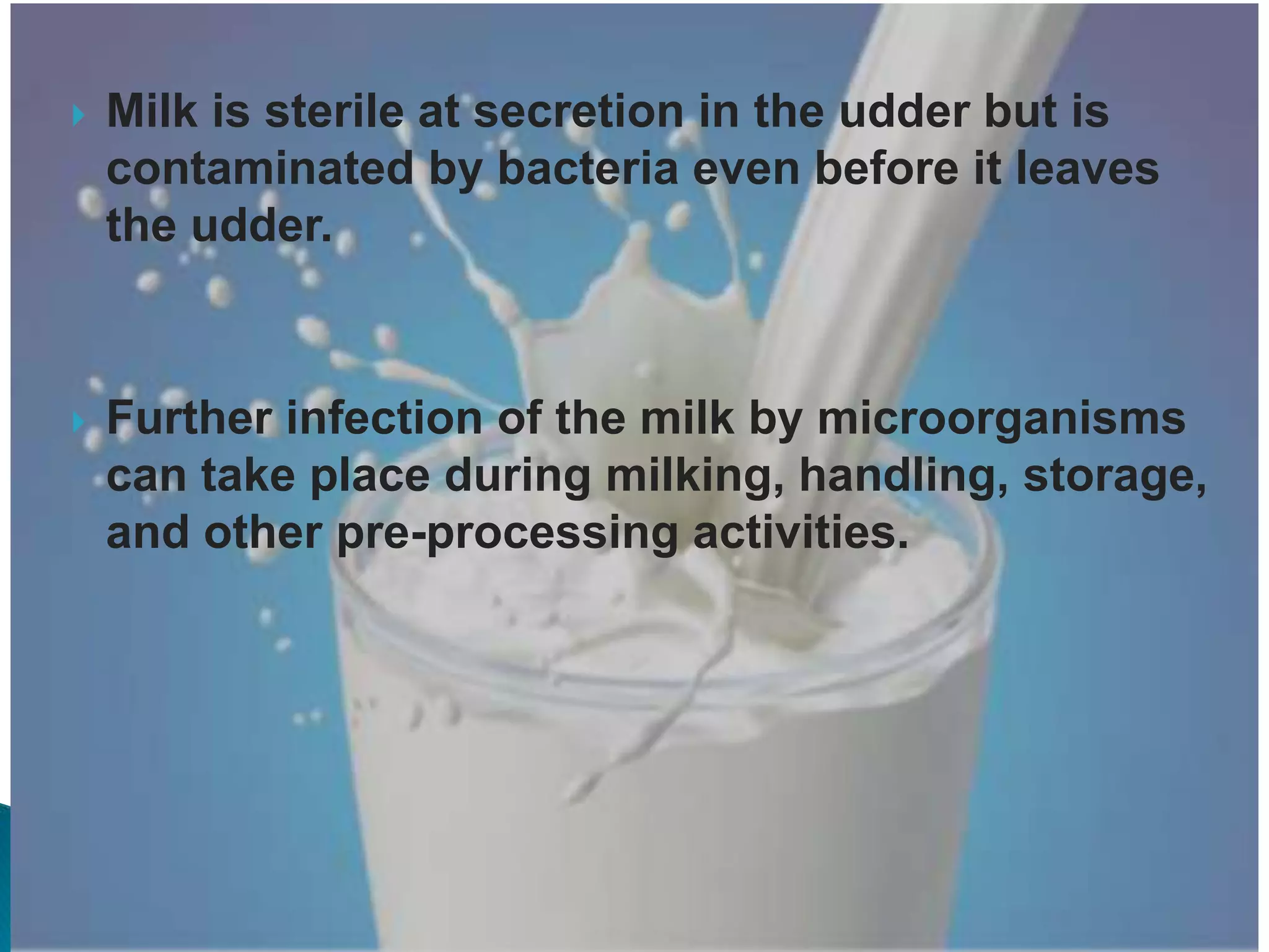 Methods of preservation of milk and milk products | PPTX