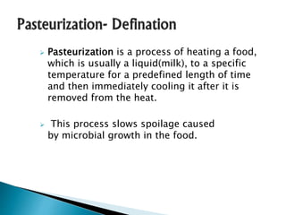 Methods of preservation of milk and milk products | PPTX