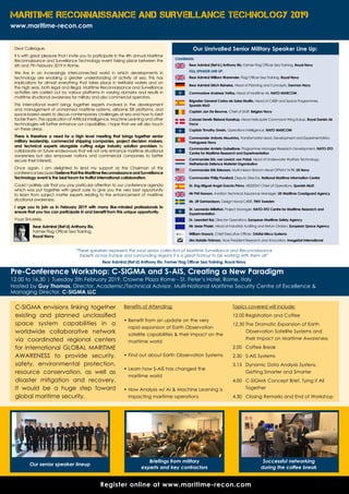 SMi Group's Maritime Reconnaissance and Surveillance Technology 2019 | PDF