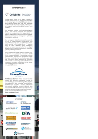 SMi Group's Border Security 2019 | PDF