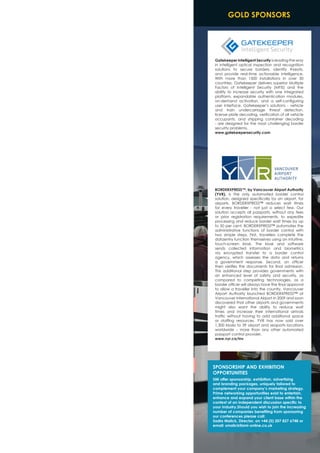 SMi Group's Border Security 2019 | PDF