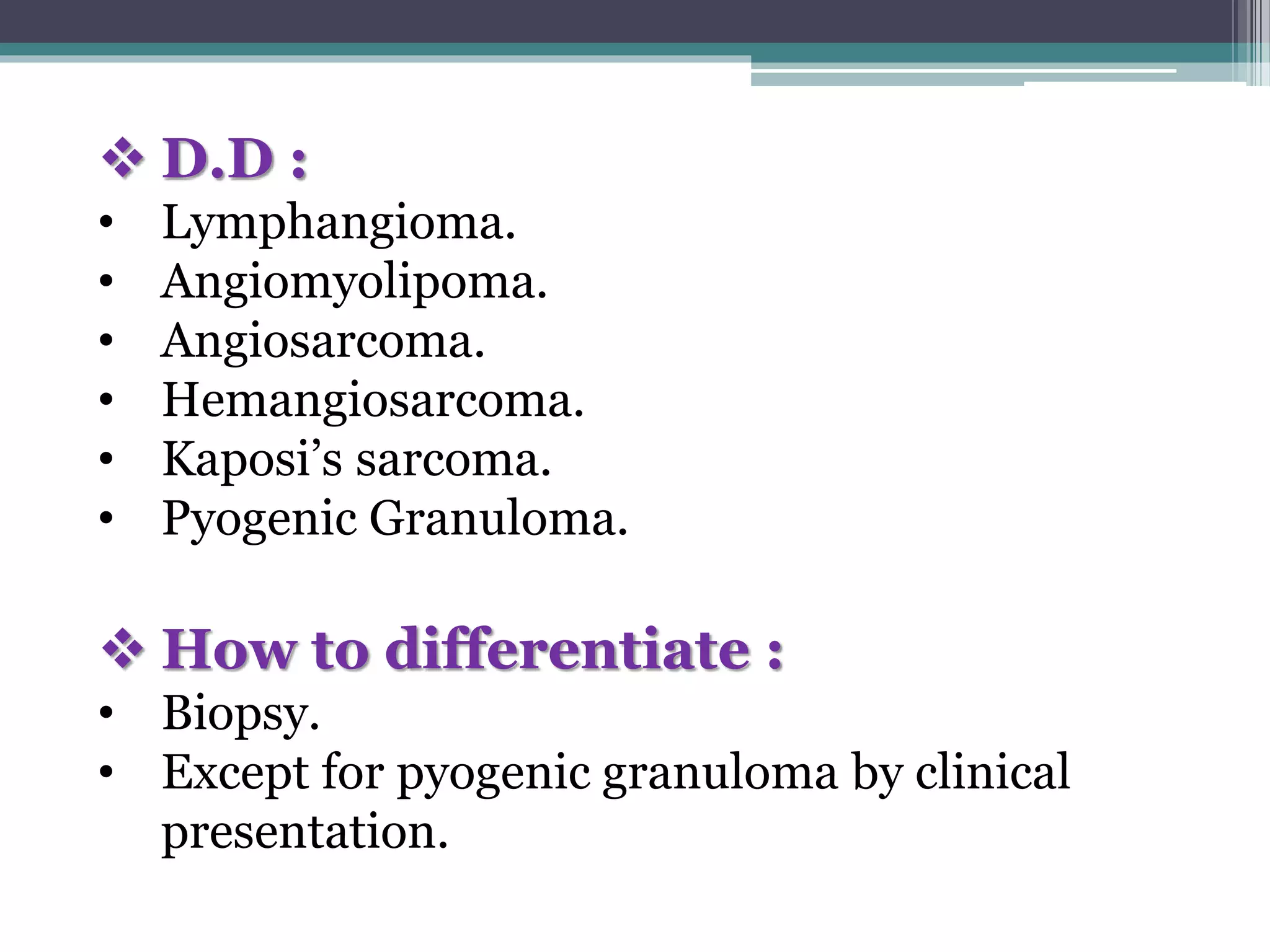 D.D of tongue swelling | PPTX