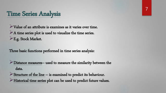 D.M time series analysis | PPT