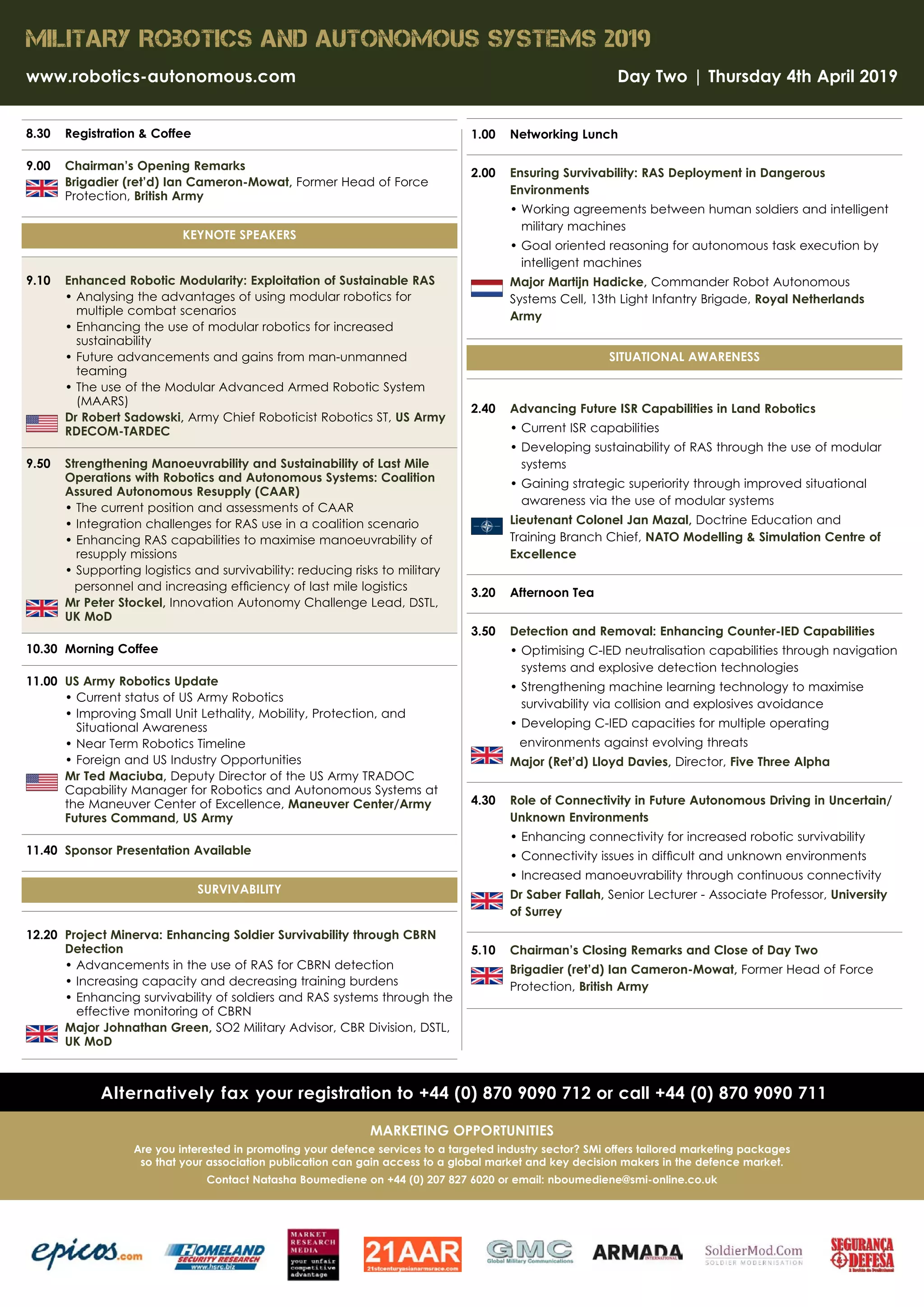 SMi Group's Military Robotics and Autonomous Systems | PDF | Business ...