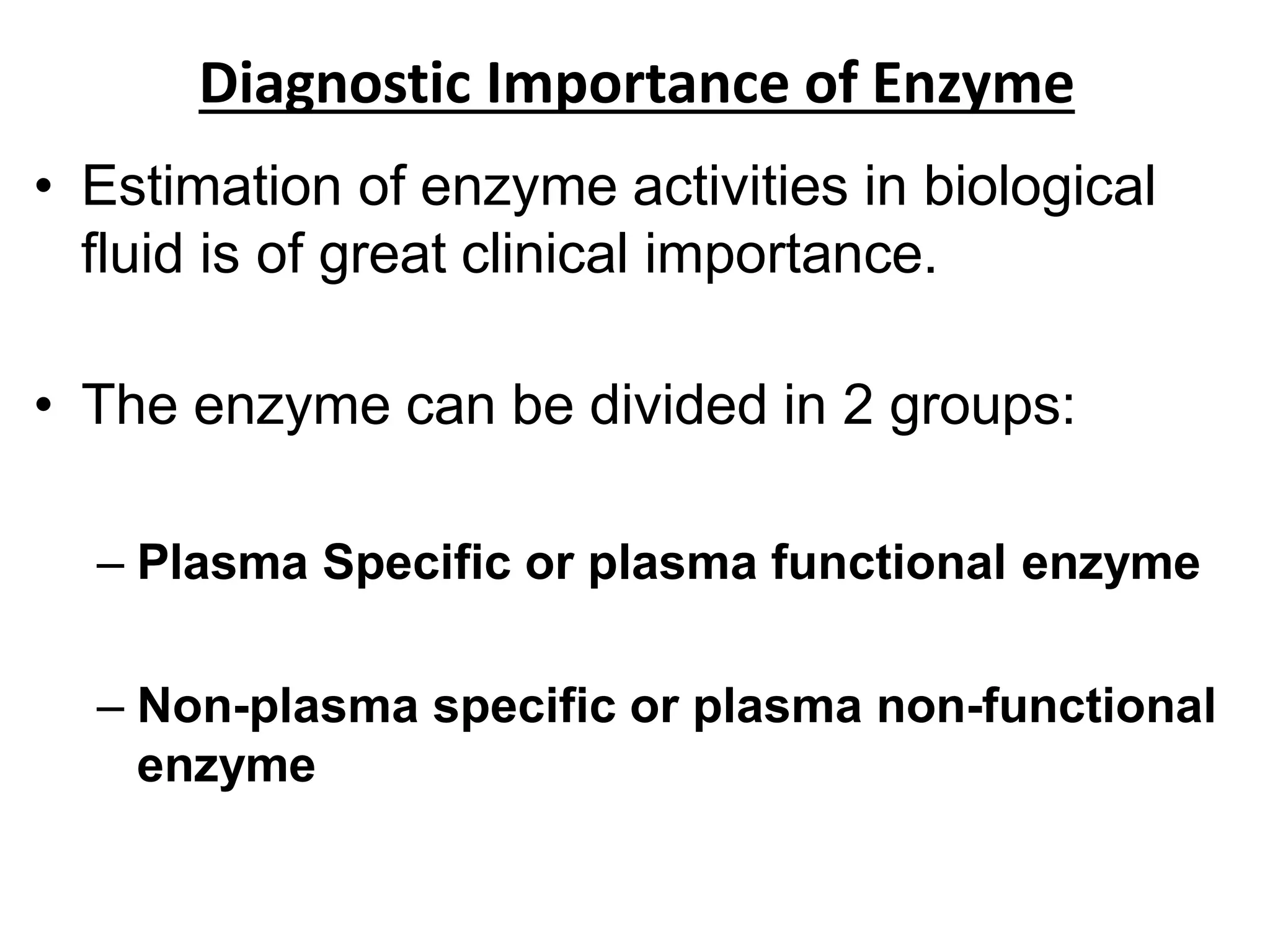 D. Pharm BIOCHEMISTRY AND CLINICAL PATHOLOGY Enzyme | PPTX