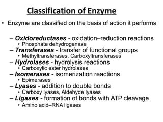 D. Pharm BIOCHEMISTRY AND CLINICAL PATHOLOGY Enzyme | PPTX