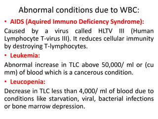 PATHOLOGY OF BLOOD AND URINE | PPTX