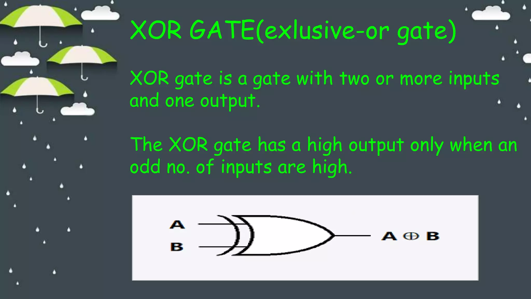 Logic gates | Universal gates | Types of logic gates | | PPTX