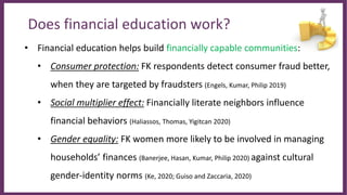 Implementing a National Strategy for Financial Education | PDF
