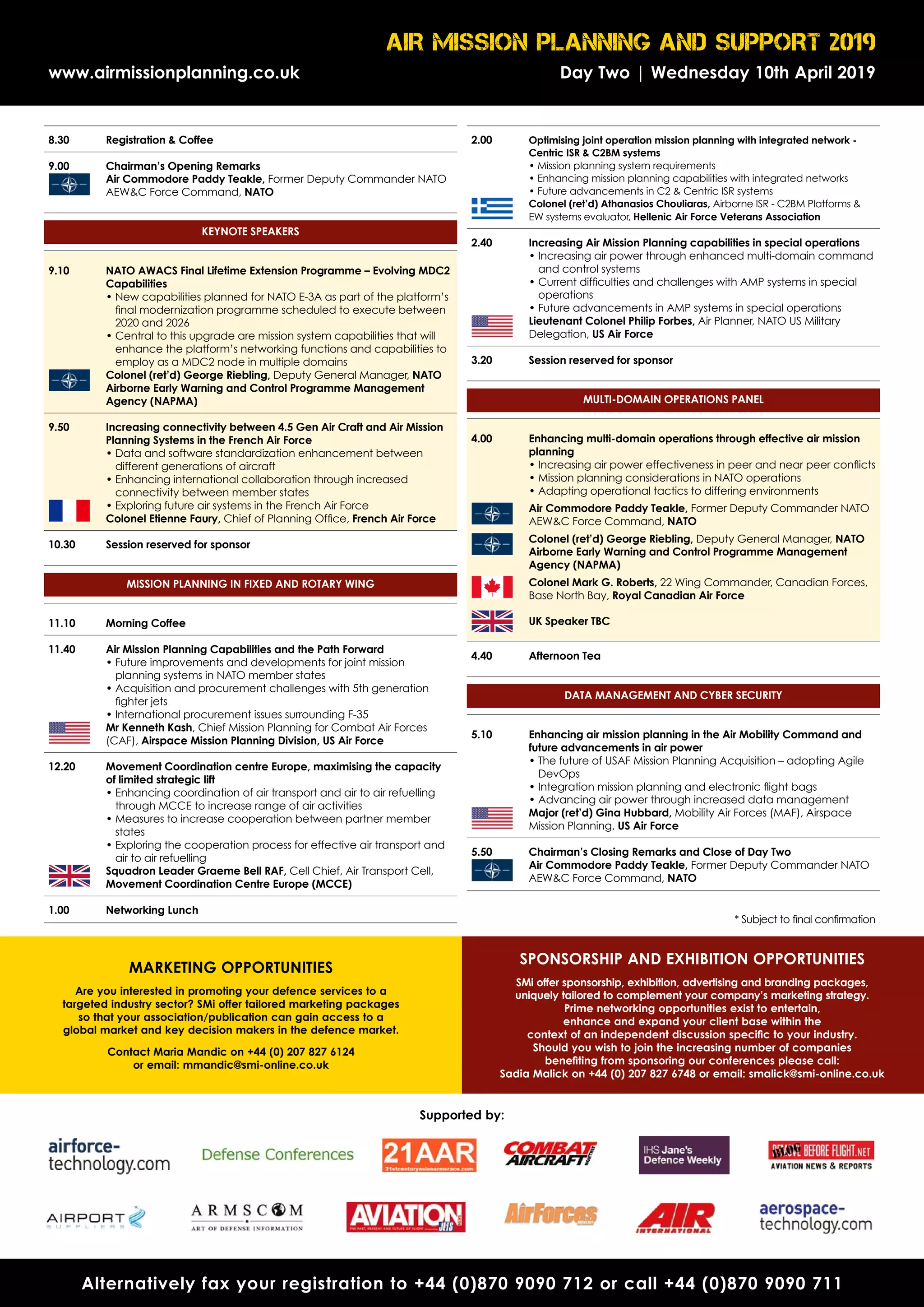 SMi Group's Air Mission Planning 2019 conference | PDF