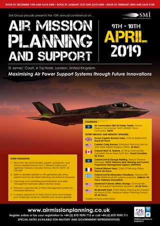 SMi Group's Air Mission Planning 2019 conference | PDF