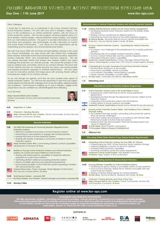 SMi Group's Future Armoured Vehicles Active Protection Systems USA 2019 ...