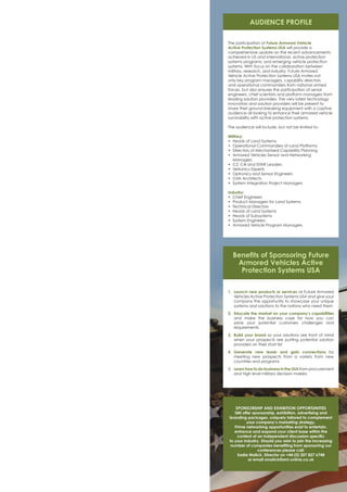 SMi Group's Future Armoured Vehicles Active Protection Systems USA 2019 ...